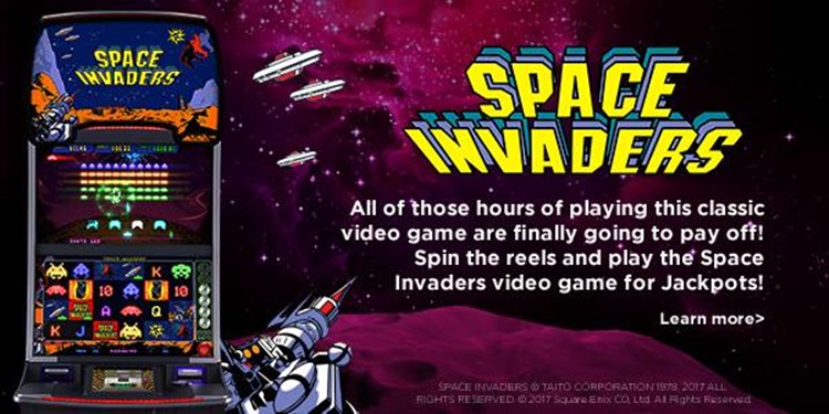 Space Invaders slot with skill-based bonus coming to Atlantic City casinos